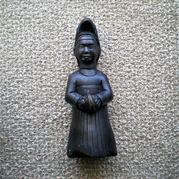 Accents | Vintage Oriental Chinese Bronze Nobleman Man Sculpture ...